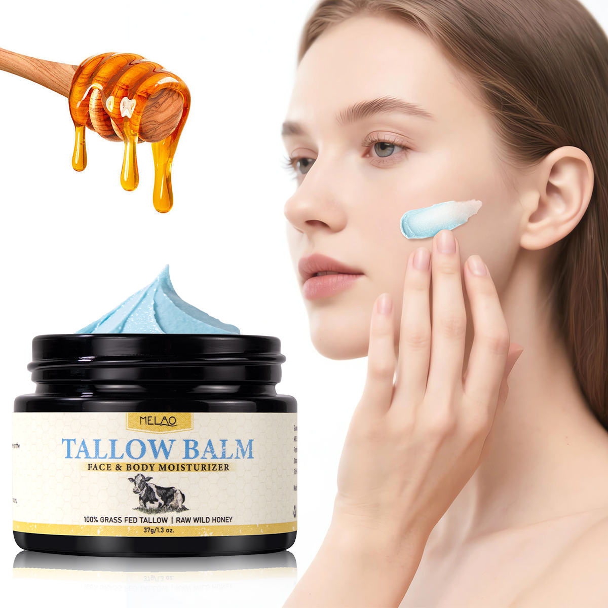 37g Hyaluronic Acid Infused Tallow Balm - AIMU